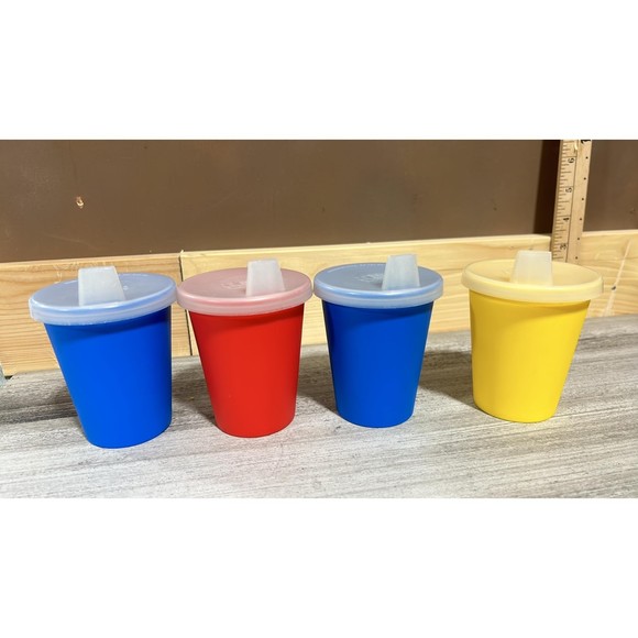 Tupperware | Kitchen | Vintage Tupperware Tumbler Sippy Cups Child Lot ...